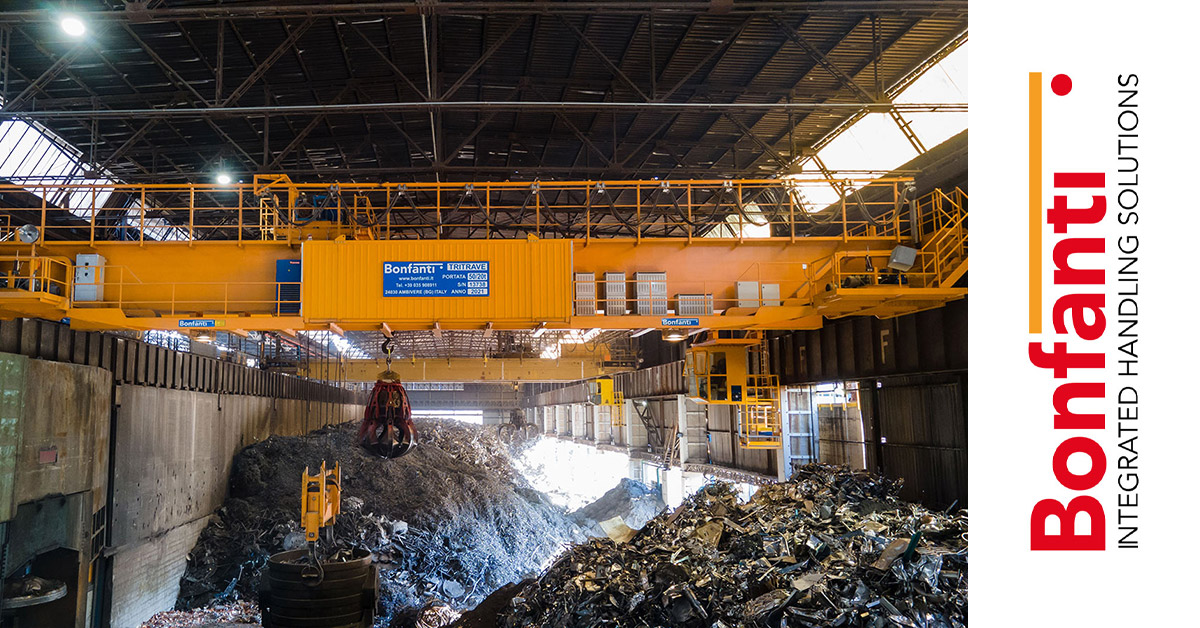 Gru per Parco Rottame - BONFANTI