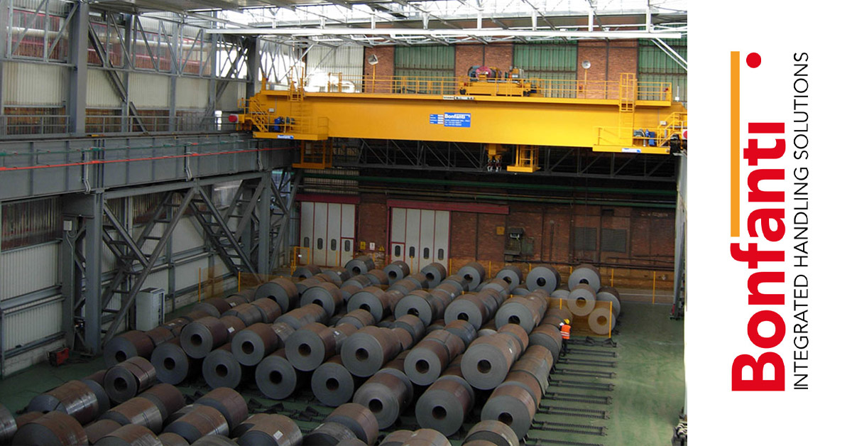 Cranes for Handling Bars Coils Bundles and Sheets - BONFANTI